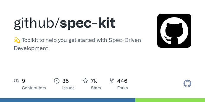 GitHub spec-kit - Toolkit for Spec-Driven Development with AI Agents - Software - DAIHUM ...