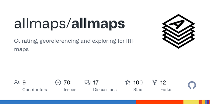 Allmaps - IIIF Maps Georeferencing Platform - Software - DAIHUM: Digital & AI Humanities